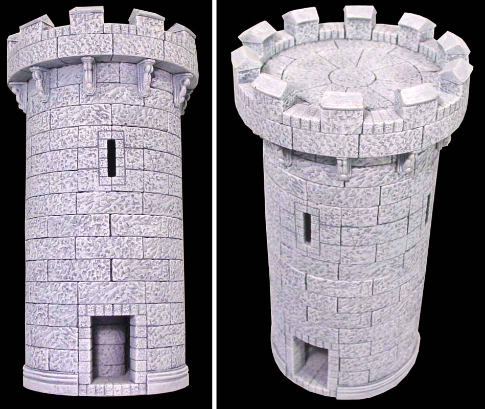 Circular Tower Building & Painting Instructions | Hirst Arts