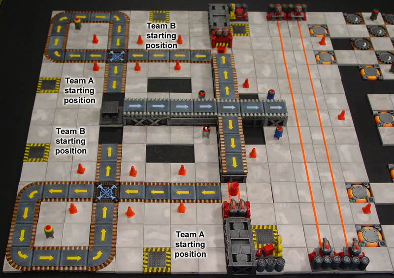 Roborally Game Setup - Hirst Arts