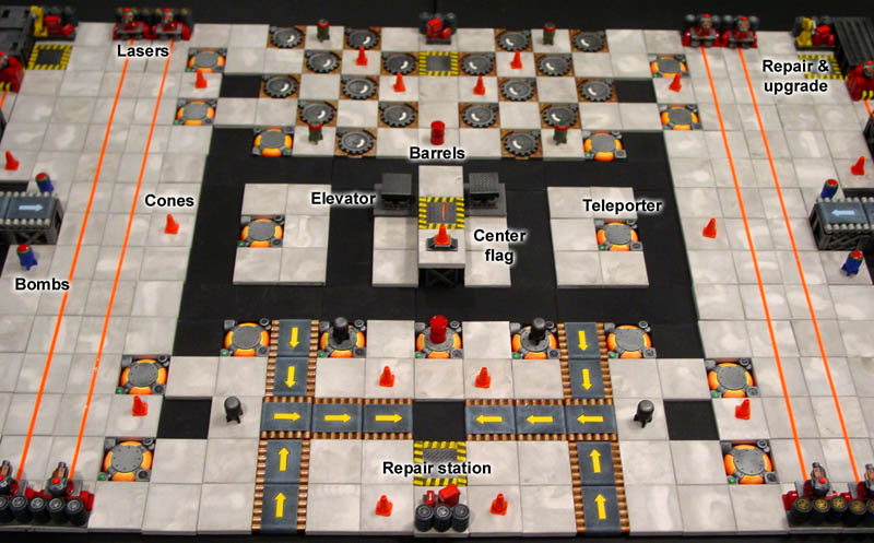 Roborally Game Setup - Hirst Arts