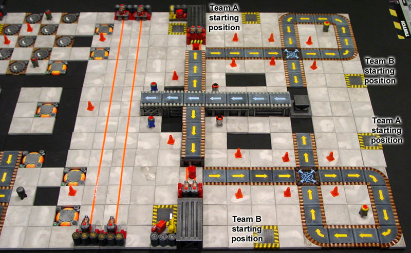 Roborally Game Setup - Hirst Arts