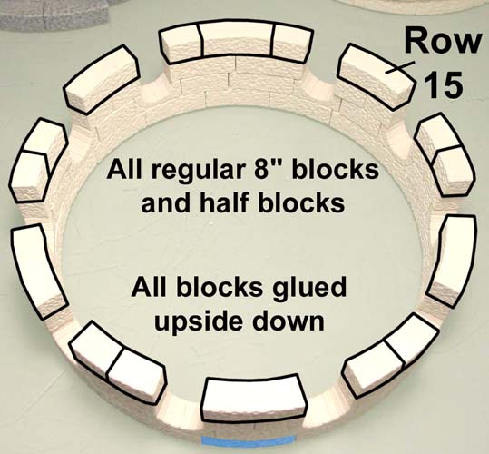 8" Round Tower Building Instructions | Hirst Arts