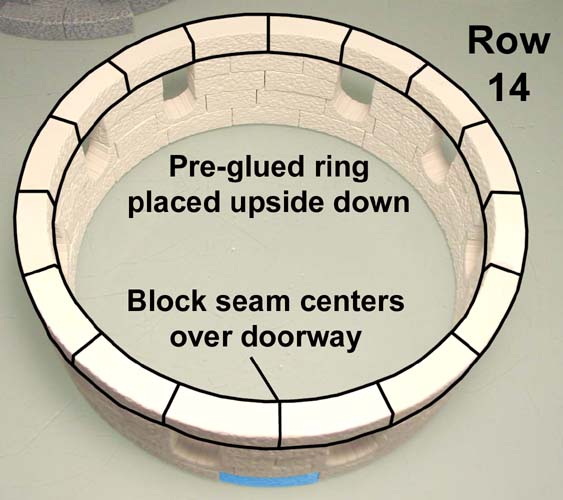 8" Round Tower Building Instructions | Hirst Arts