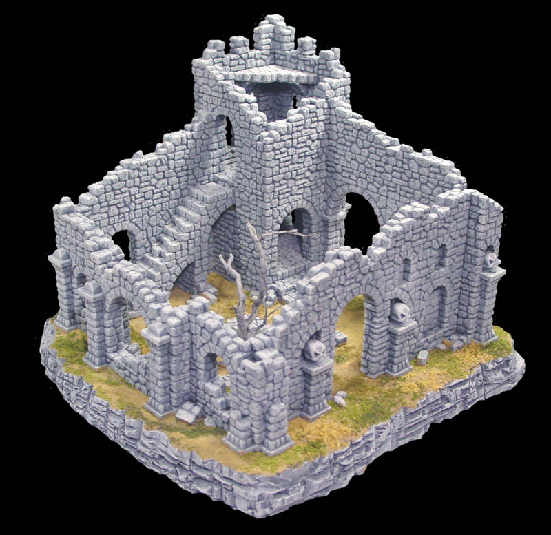 Ruined Fieldstone Tower Building Instructions | Hirst Arts